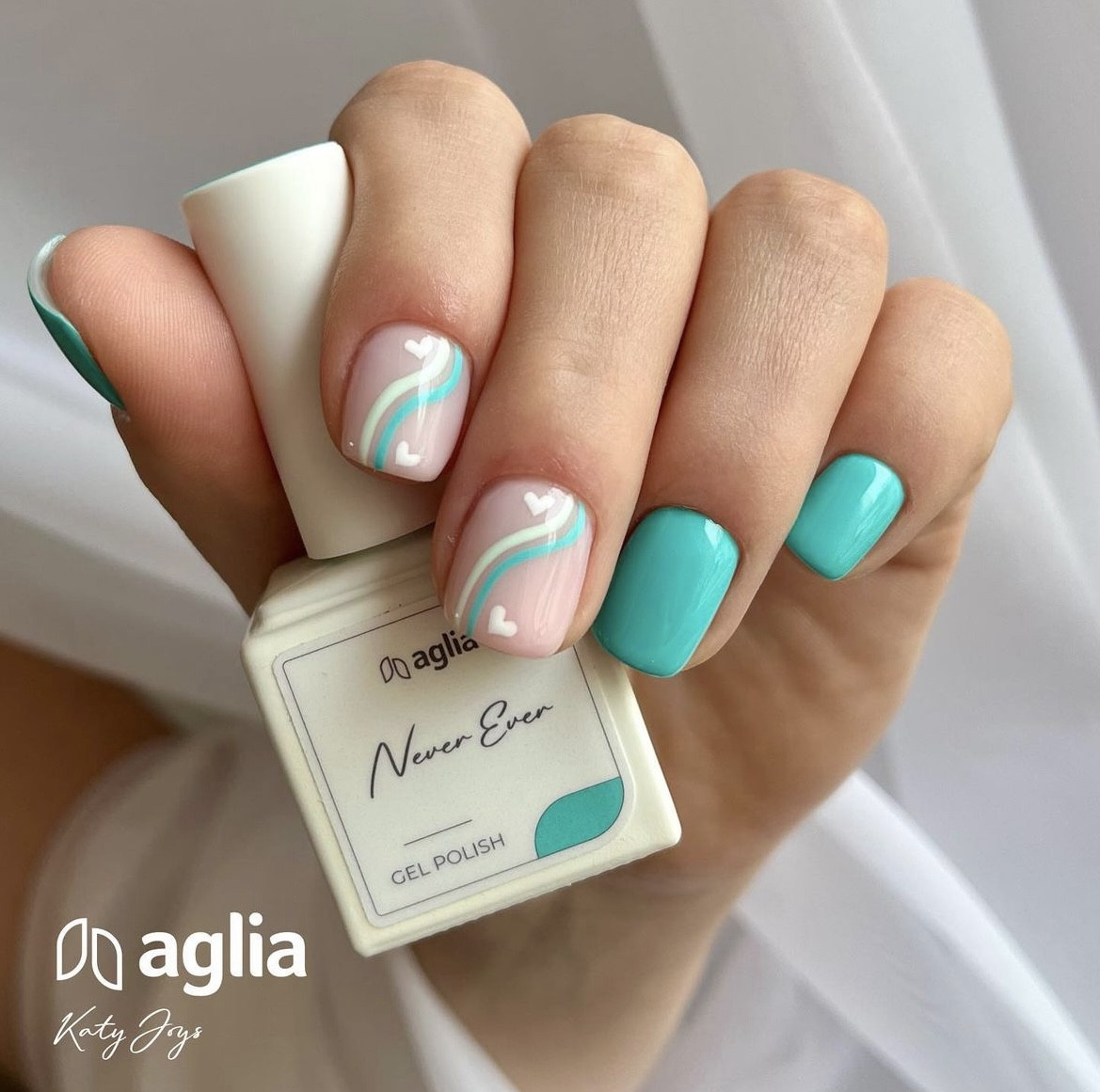 NEVER EVER barevný gel lak na nehty | AGLIA